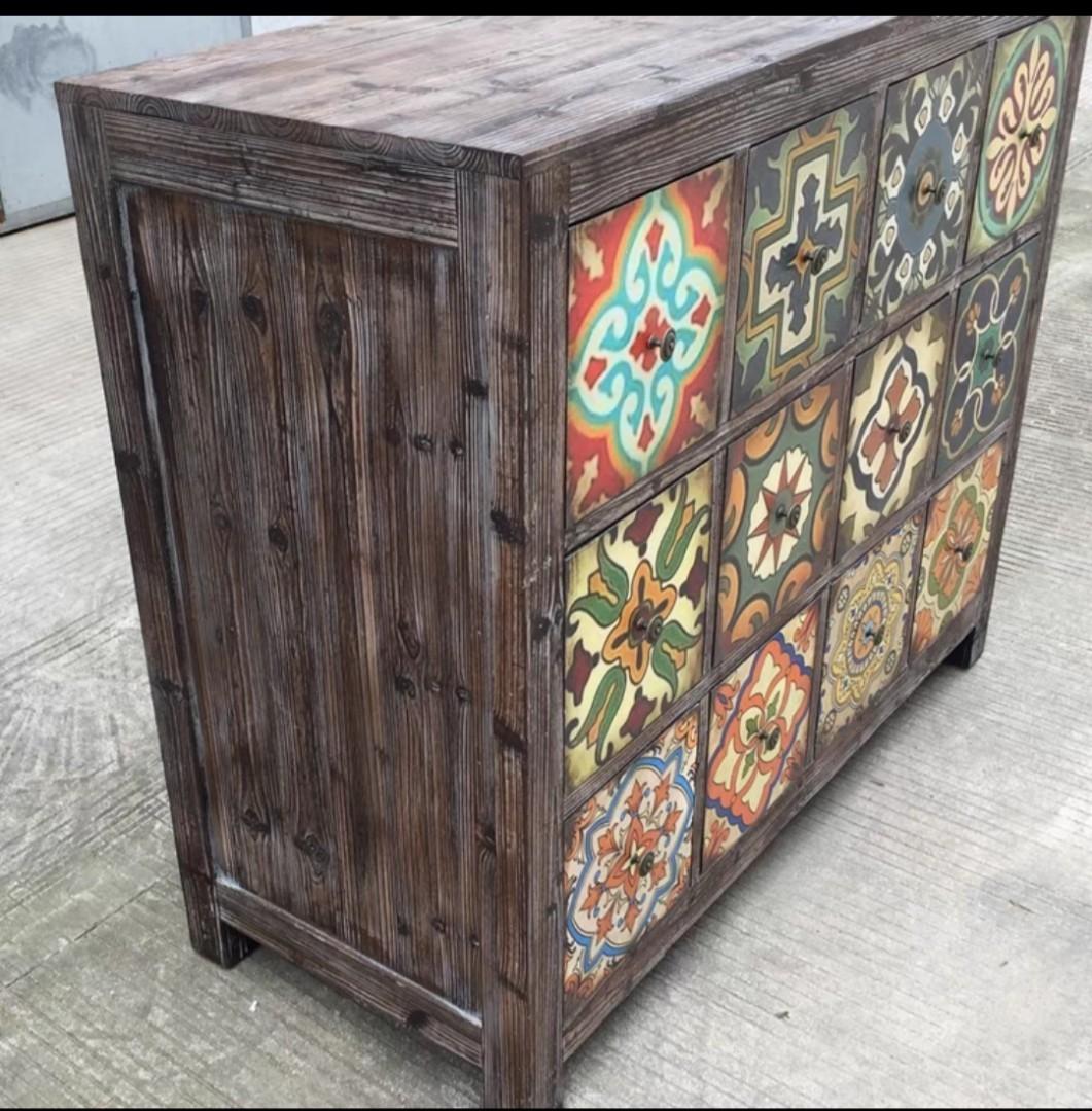 Peranakan Counter / Cashier Table, Furniture & Home Living, Furniture ...