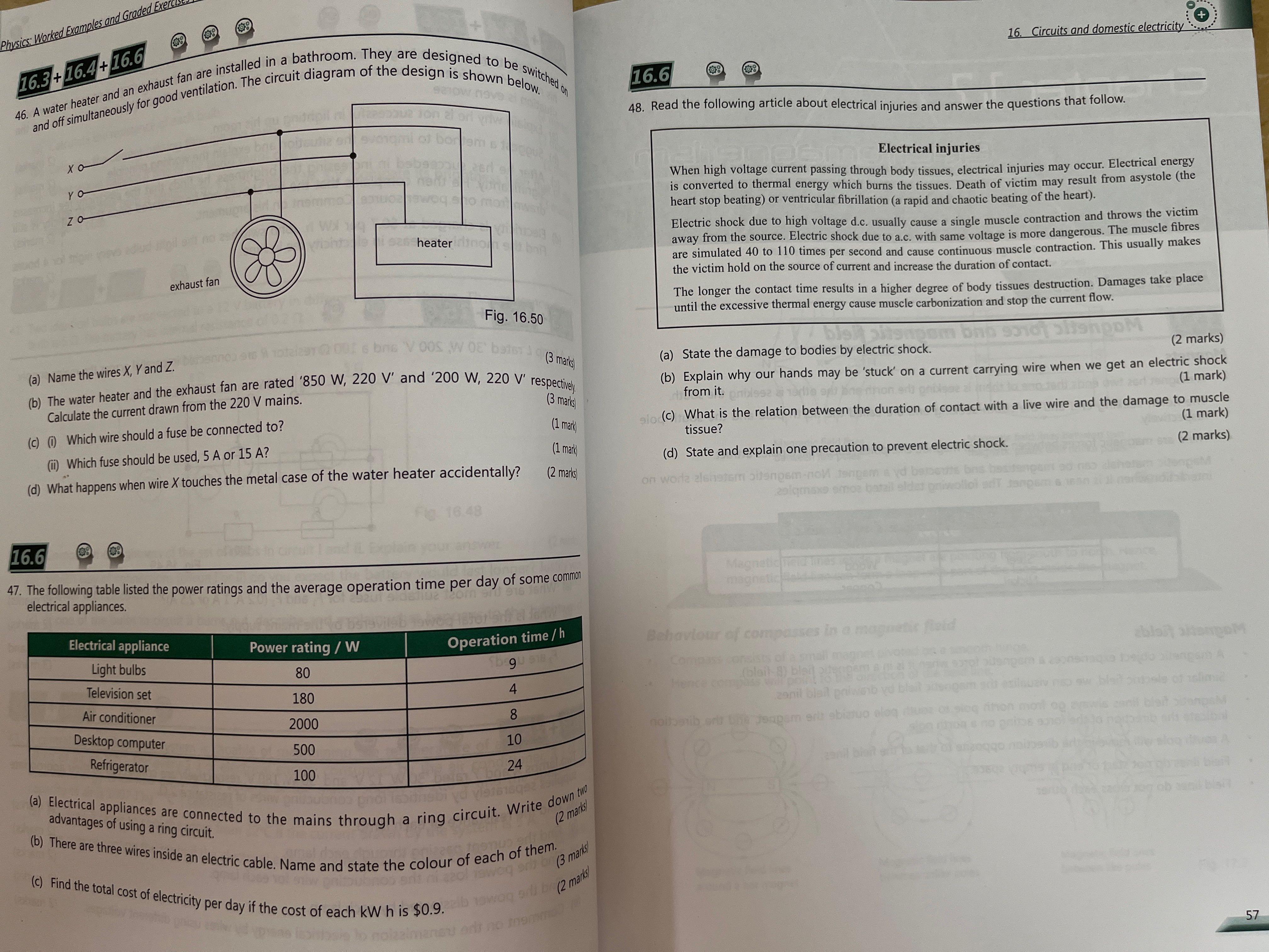 50@1 Physics worked examples & graded exercises for HKDSE BOOK 3 Electricity and Magnetism ...