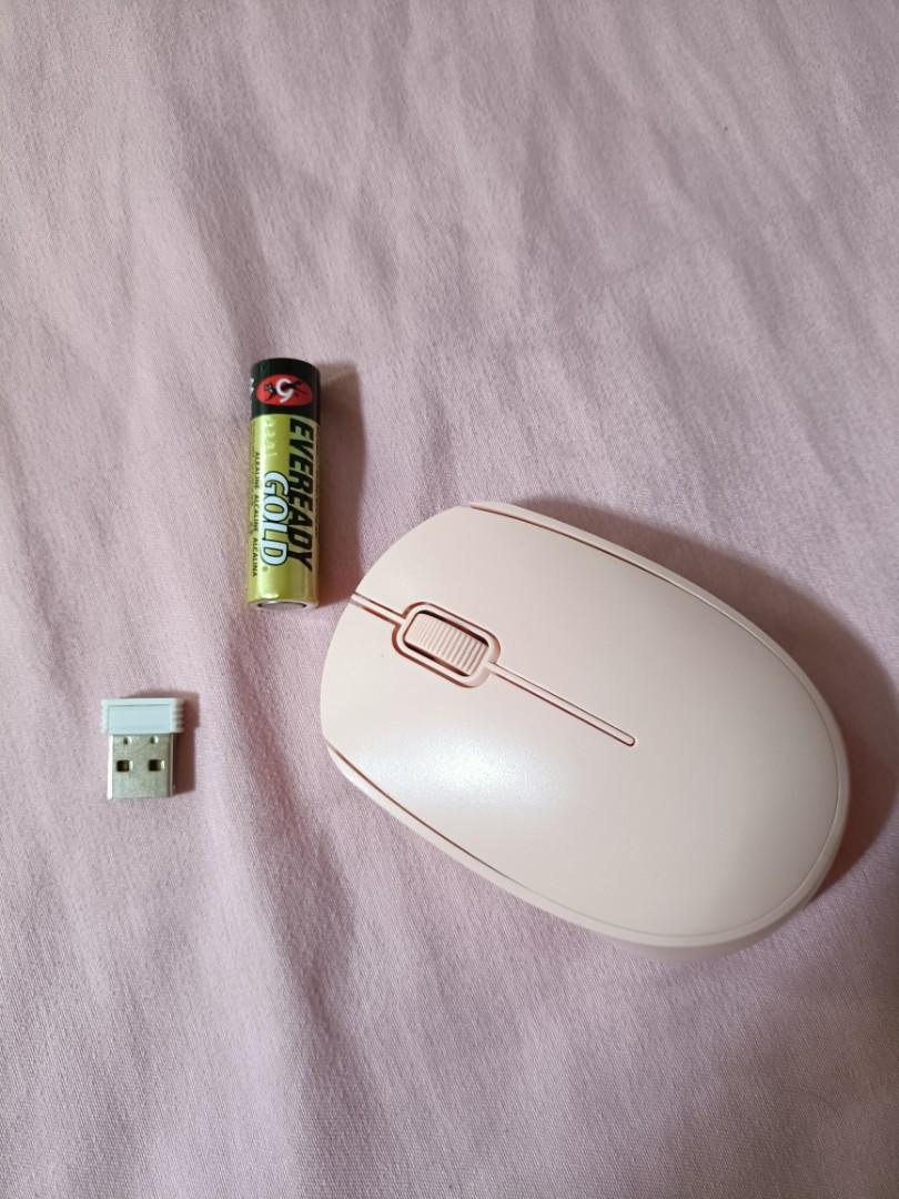 Pink miniso mouse, Computers & Tech, Parts & Accessories, Mouse ...