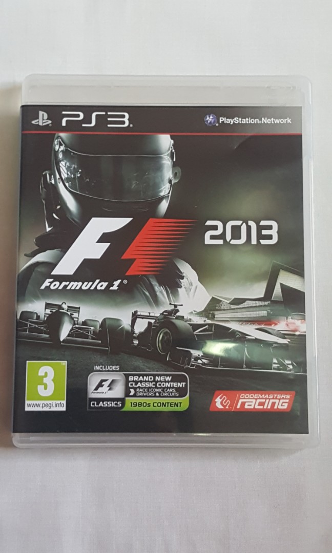 Playstation 3 Ps3 F1 Formula 1 2013 Video Gaming Video Games