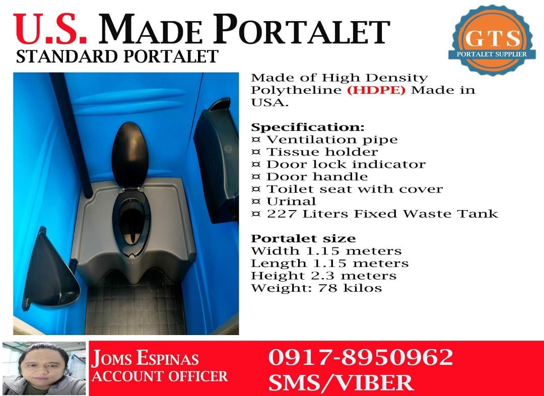 Portalet Portable Toilet, Business Services, Industrial Equipment ...