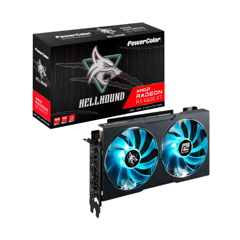 PowerColor Hellhound AMD Radeon™ RX 6600 XT 8GB GDDR6, Computers & Tech ...