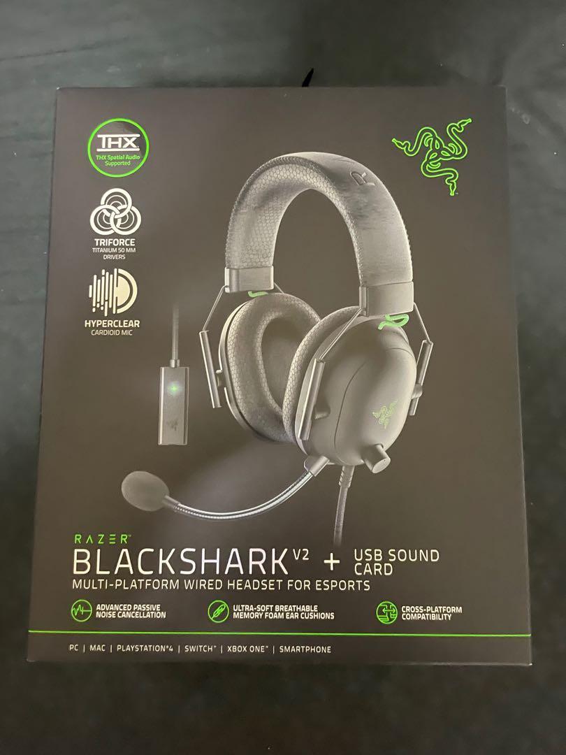 Razer Blackshark V Usb Sound Card Audio Headphones Headsets On Carousell
