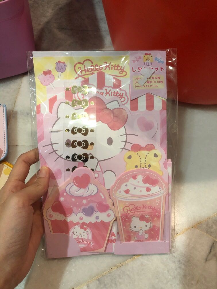 Sanrio Hello Kitty letters & envelopes set, Hobbies & Toys, Stationery ...