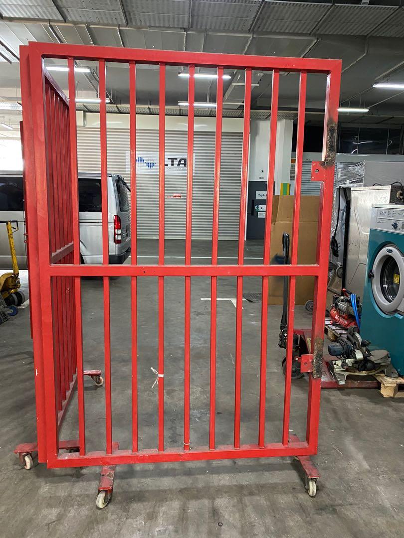 Security Folding Moveable Gate (Length 3.6m), Everything Else on Carousell