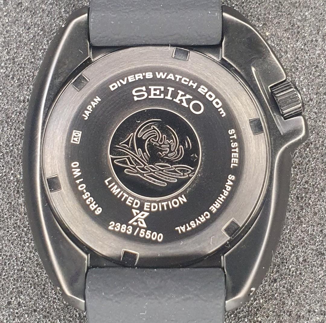 Seiko SPB257J1 Black Series Captain Willard "Apocalypse" Limited ...