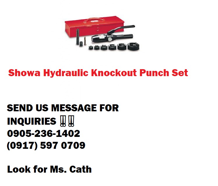 Showa Hydraulic Knockout Punch Set, Commercial & Industrial, Industrial ...