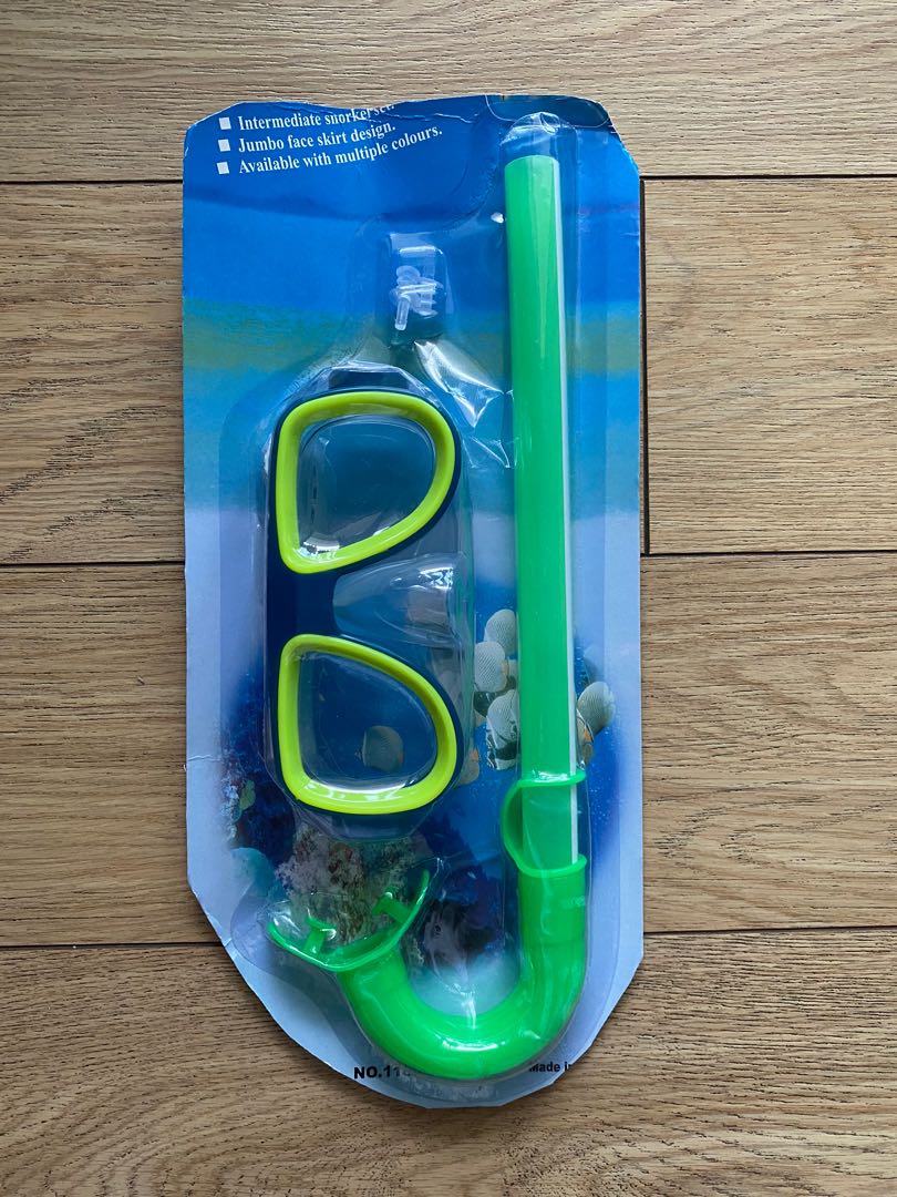 Snorkeling Goggles/ Mask with Pipe for Kids, Sports Equipment, Sports ...