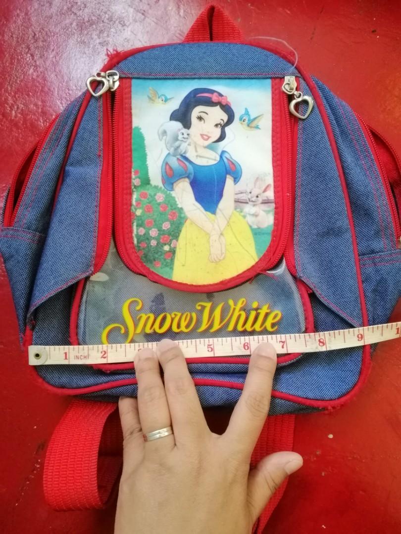 Snow white backpack, Babies & Kids, Babies & Kids Fashion on Carousell