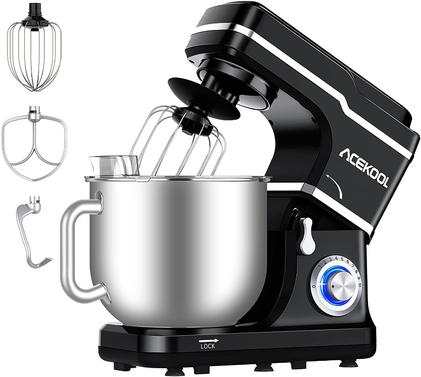 Stand Mixer Food 7L Acekool MC1 10 Speeds 1400W Tilt-Head Cake Electric ...