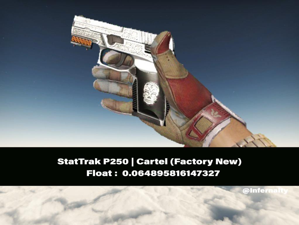 StatTrak P250 Cartel FN CSGO SKINS KNIVES, Video Gaming, Gaming ...
