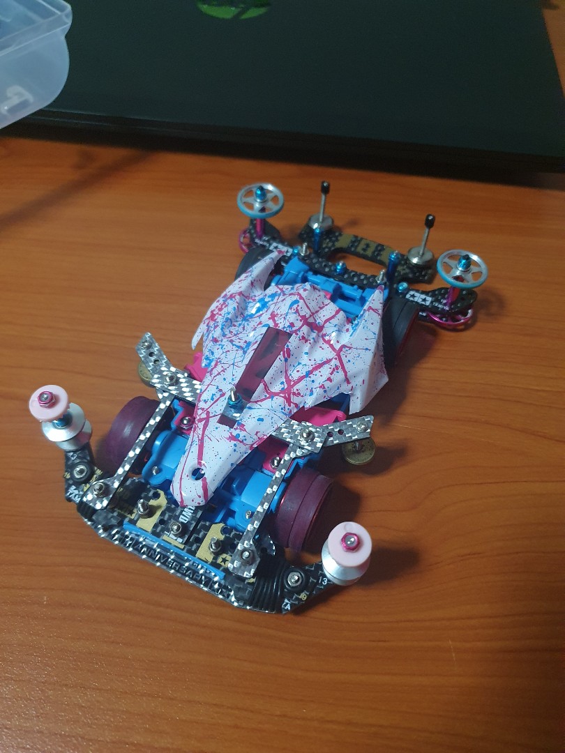 Tamiya set up ready to race!, Hobbies & Toys, Toys & Games on Carousell