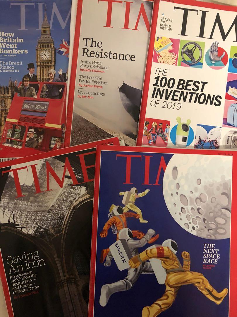Times magazine 2019, Hobbies & Toys, Books & Magazines, Magazines on ...