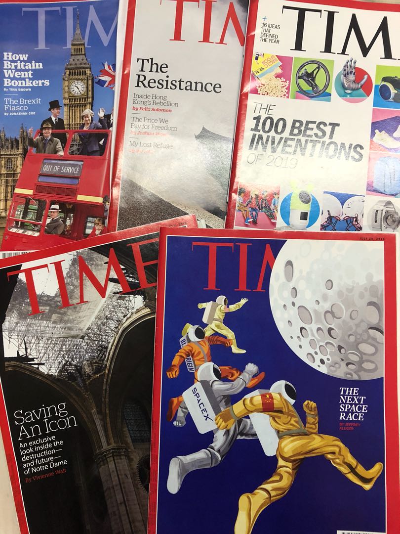 Times magazine 2019, Hobbies & Toys, Books & Magazines, Magazines on ...