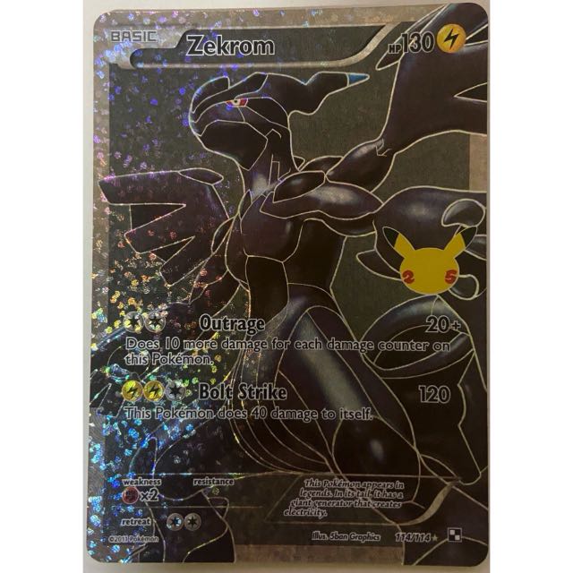 Ultra Rare Full Art (Classic Collection): Zekrom, Hobbies & Toys, Toys ...