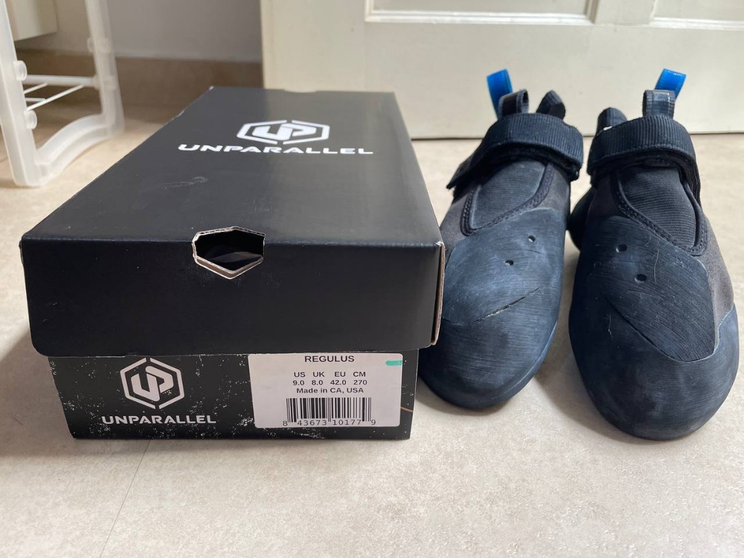 Unparallel Regulus Climbing Shoes US 9.5, Sports Equipment, Hiking & Camping on Carousell