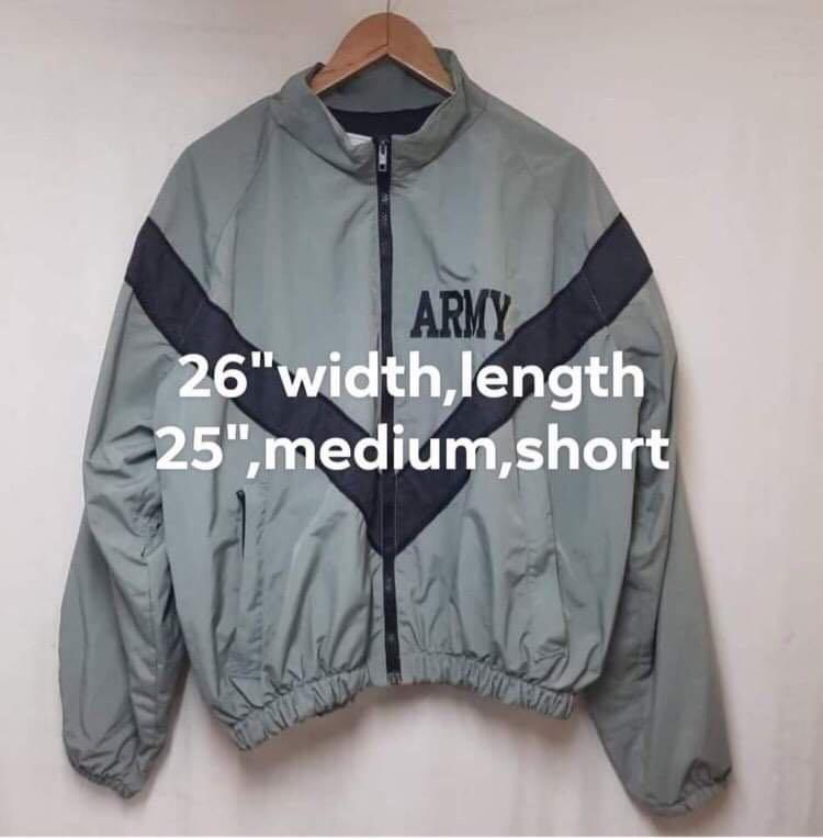 US ARMY GRAY PT IPFU JACKET TACTICAL TRAINING SPORT, Men's Fashion ...