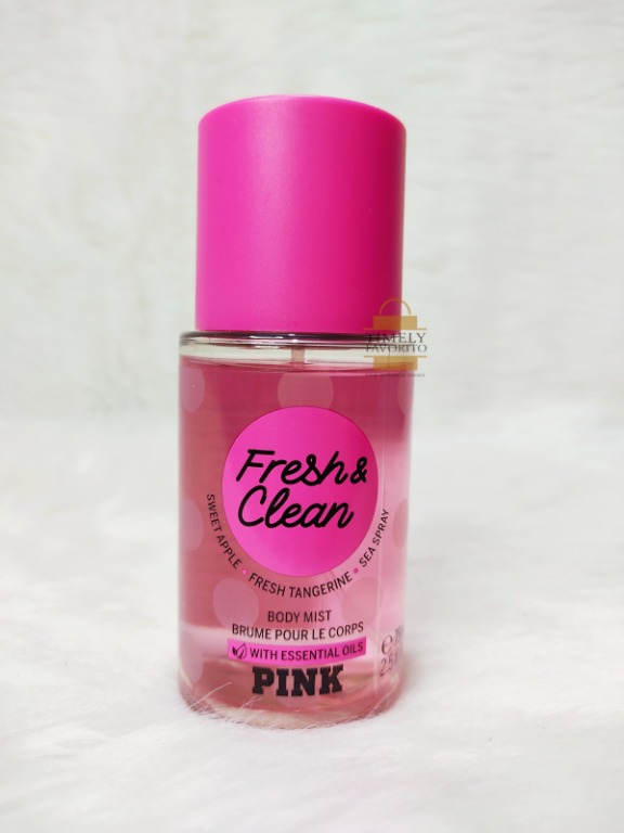 Victorias Secret Pink Fresh And Clean Body Mist 75ml Beauty And Personal