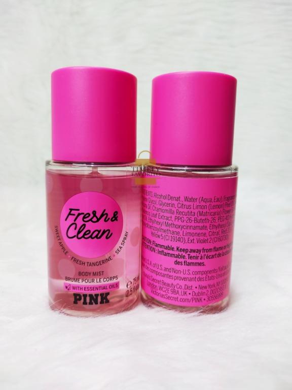 Victorias Secret Pink Fresh And Clean Body Mist 75ml Beauty And Personal