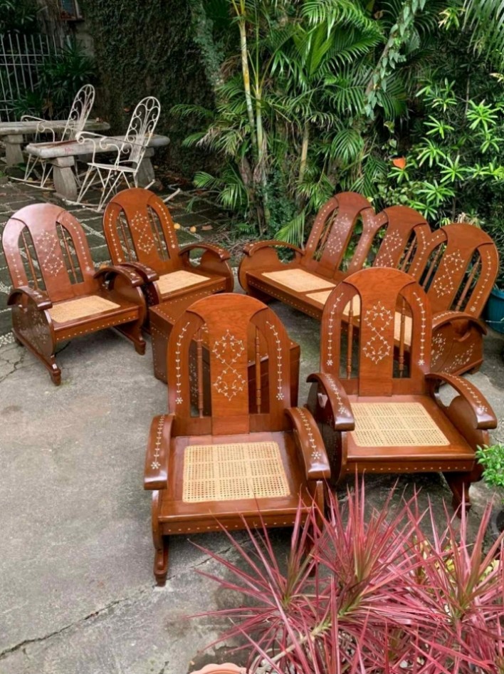 Soo Elegant Vintage Ambassador narra set of 6, Furniture & Home Living ...