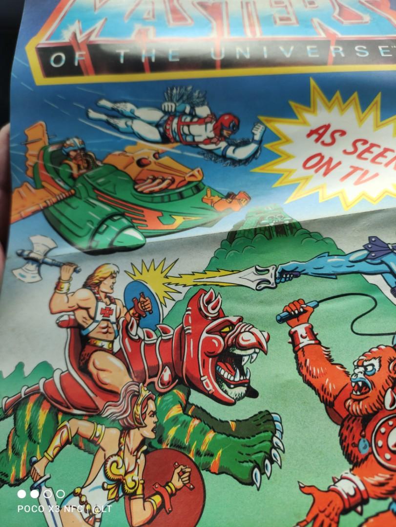 Vintage MOTU Mini Poster, Hobbies & Toys, Books & Magazines, Comics ...