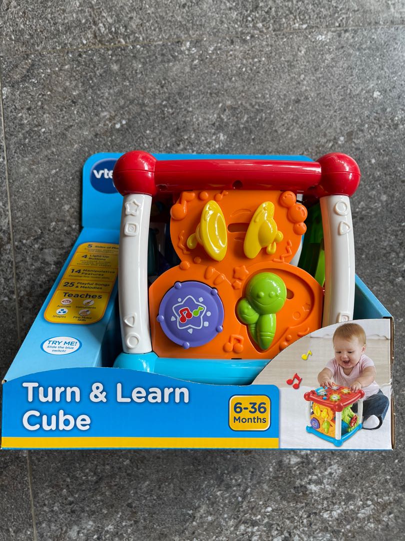 Vtech turn and learn cube, Babies & Kids, Infant Playtime on Carousell