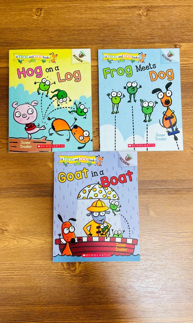 全新Acorn系列 A frog and dog book 三本, 興趣及遊戲, 書本 & 文具, 小朋友書 - Carousell