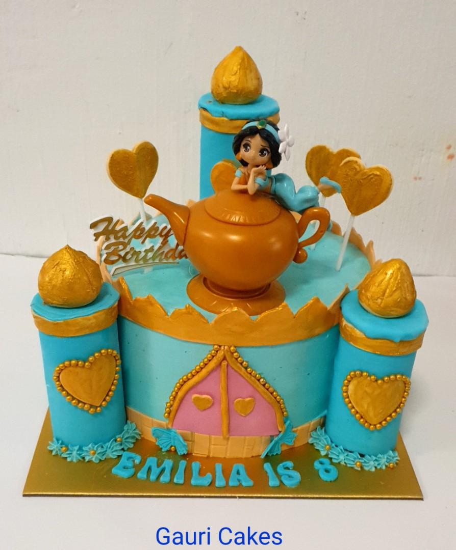 Alladin Jasmine cake jasmine cake valorant cake princess castle cake ...