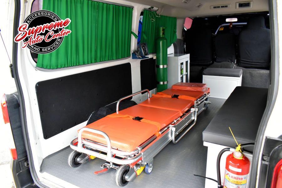 Ambulance Assembly Conversion toplight blinker stretcher equipment, Car ...