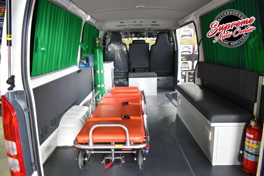 Ambulance Assembly Conversion toplight blinker stretcher equipment, Car ...