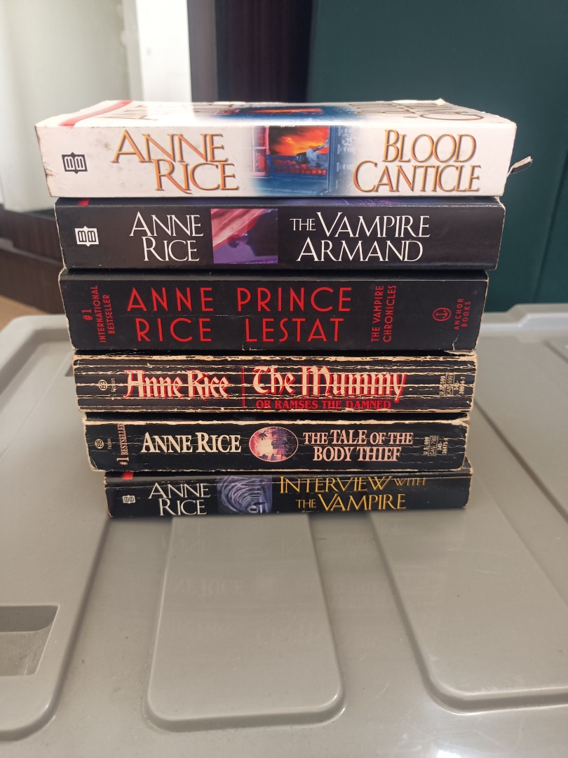 Anne Rice Books, Hobbies & Toys, Books & Magazines, Fiction & Non ...