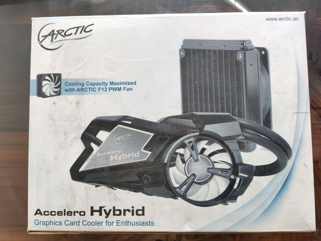 Arctic Accelero Hybrid GPU Graphics Card cooler, Computers & Tech ...