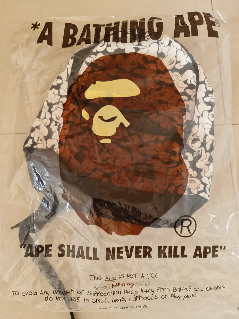 Authentic Bape backpack, Women's Fashion, Bags & Wallets, Backpacks on ...
