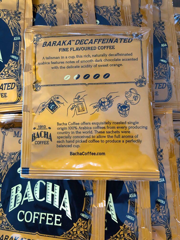 BACHA COFFEE - Baraka Decaffeinated Coffee, Food & Drinks, Other Food ...