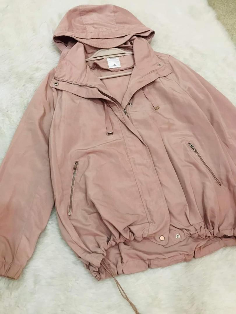 BALENO DUSTY PINK JACKET, Women's Fashion, Coats, Jackets and Outerwear ...