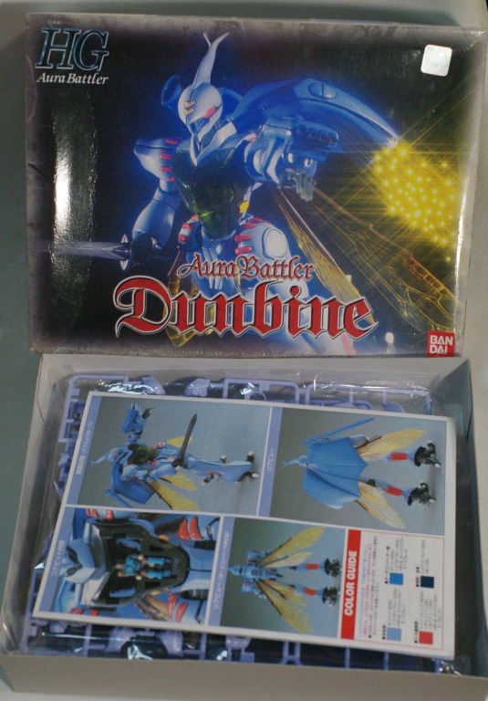 絕版-Bandai-萬代-HG -聖戰士-001-1/72-Aura Battler-Dunbine-Renewel version -w/pilot-M-300, 興趣及遊戲, 收藏品及 ...