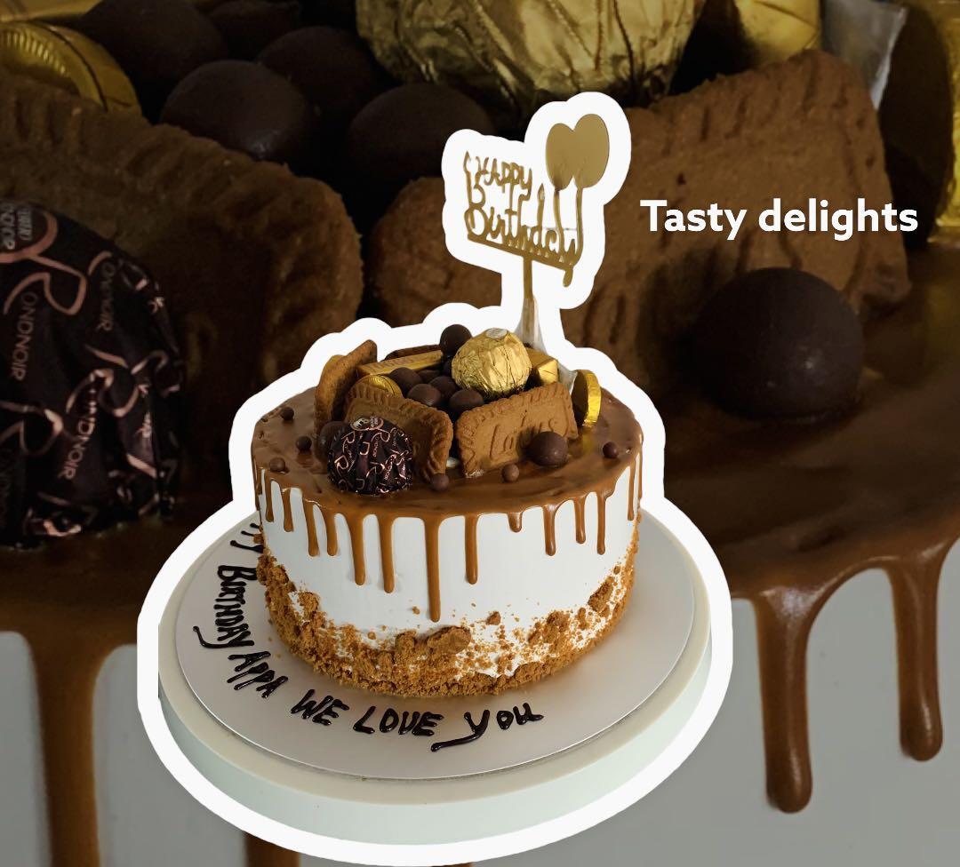 Biscoff money pulling cake,eggless chocolate money pulling cake,pull ...
