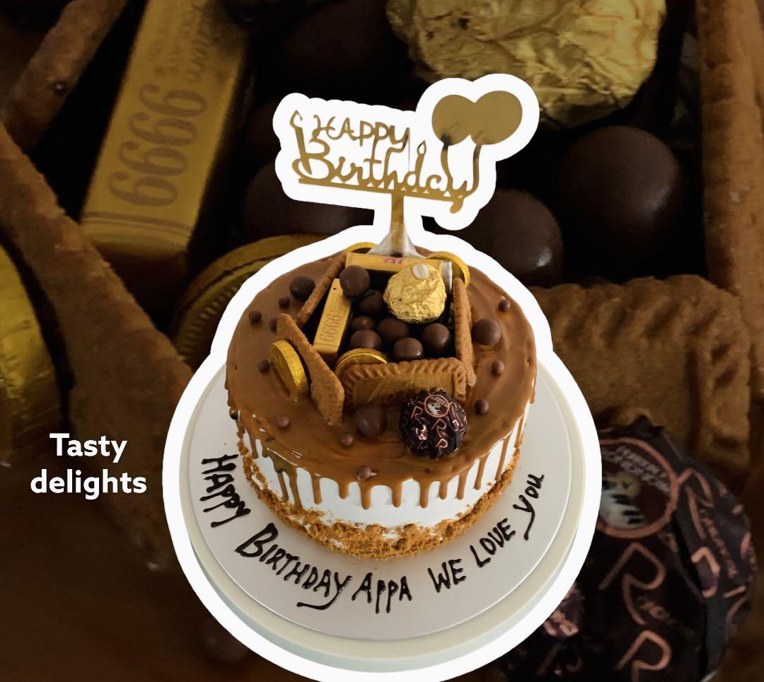 Biscoff money pulling cake,eggless chocolate money pulling cake,pull ...