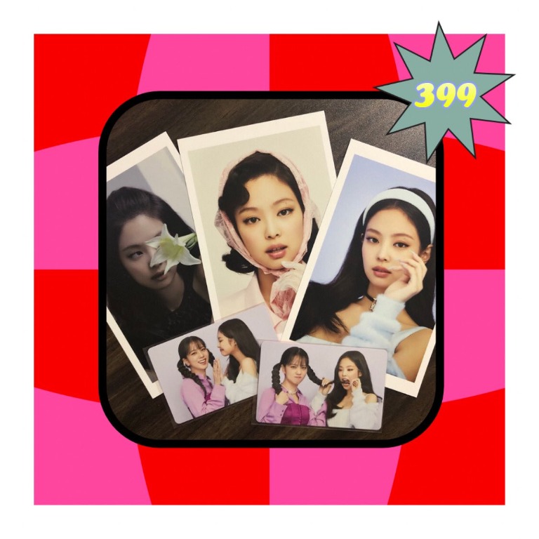 BLACKPINK WELCOMING COLLECTION JENNIE SET (POSTCARD+UNIT PC), Hobbies ...