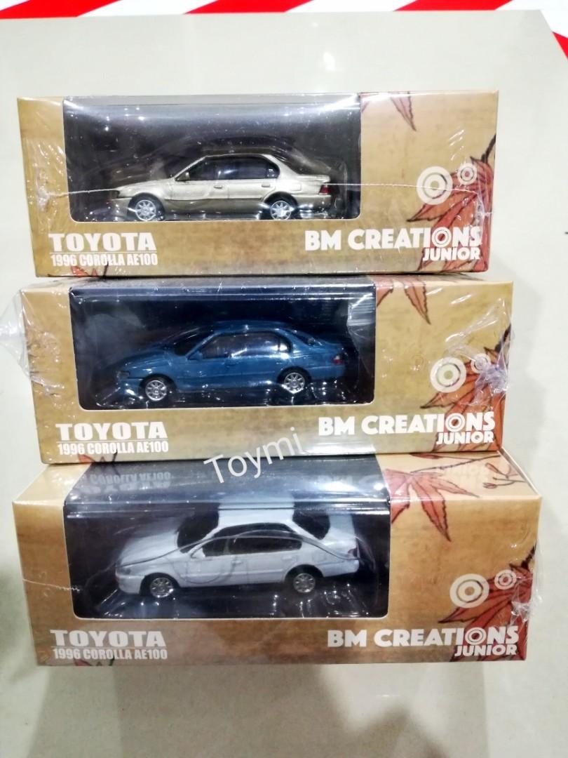 BMC 1/64 Toyota Corolla AE100 White Diecast model car, Hobbies & Toys, Toys & Games on Carousell