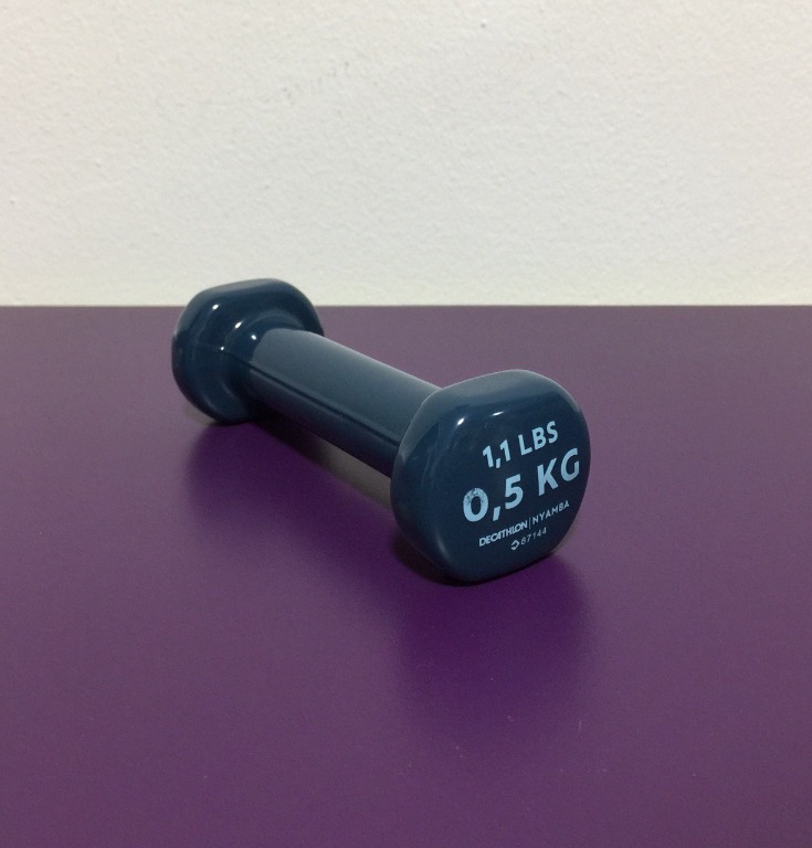 Brand New 500g Decathlon Turquoise Dumbbell, Sports Equipment, Exercise ...