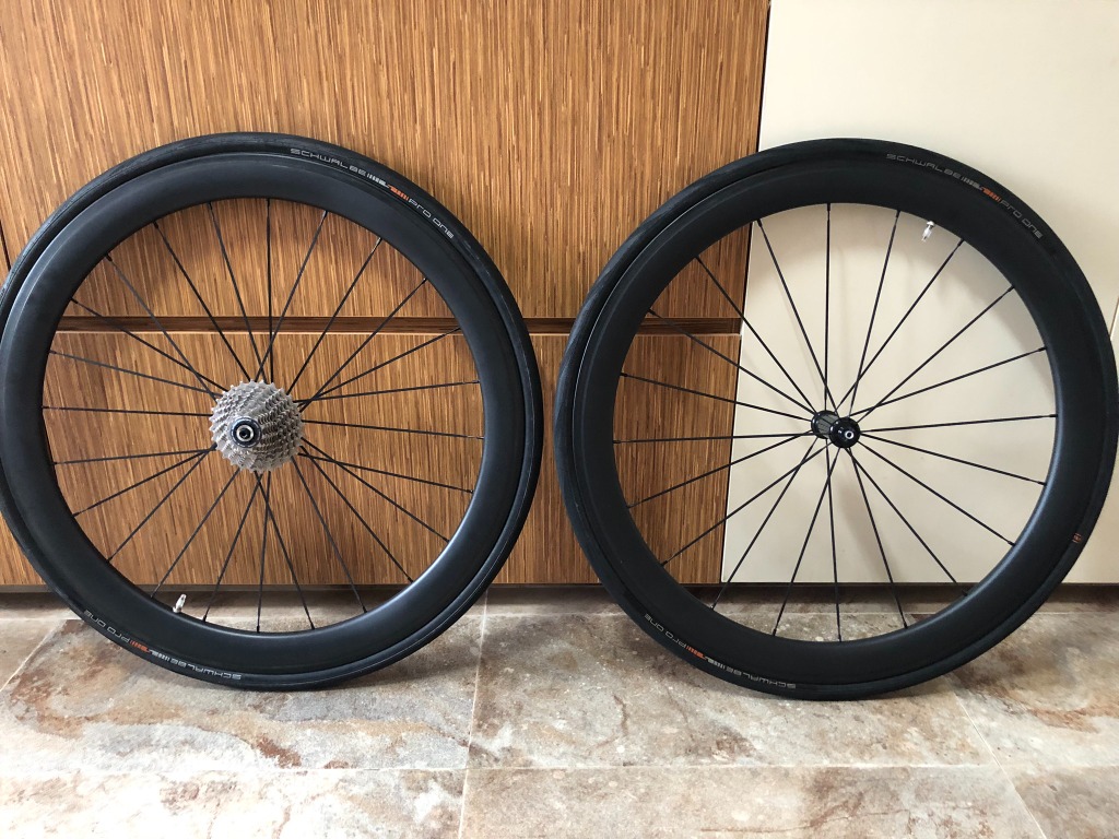Carbon wheelset 50mm Rim Brake, Sports Equipment, Bicycles & Parts ...