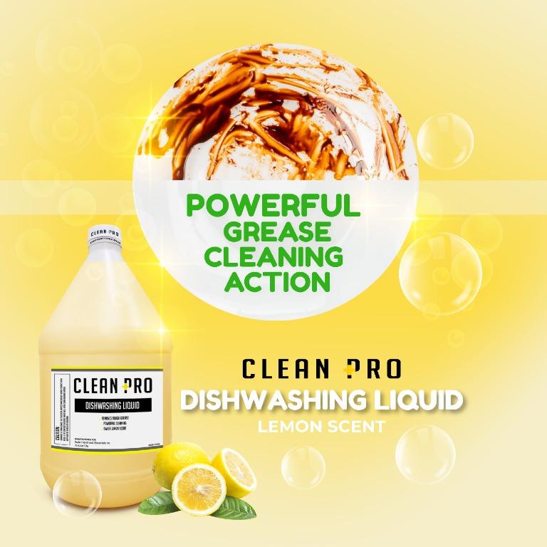 Clean Pro Dishwashing Liquid, Furniture & Home Living, Cleaning ...