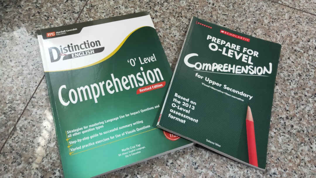 x2 O levels Comprehension assessment, Hobbies & Toys, Books & Magazines ...