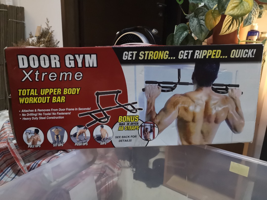 Door Gym Xtreme set, Sports Equipment, Exercise & Fitness, Toning ...