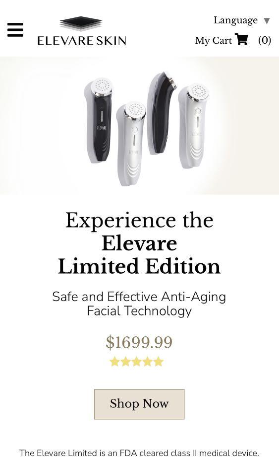 ELEVARE SKIN *Limited edition, Beauty & Personal Care, Face, Face Care ...