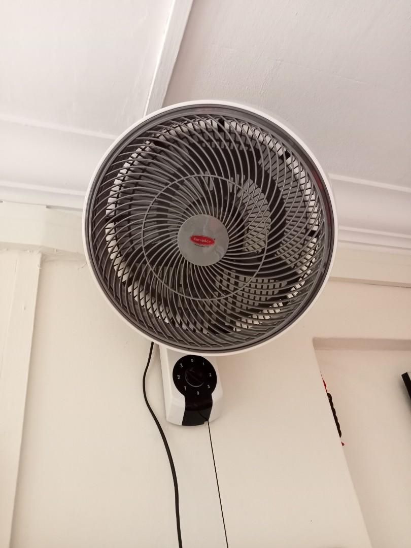 Euroace 14"wall fan, Furniture & Home Living, Lighting & Fans, Fans on ...