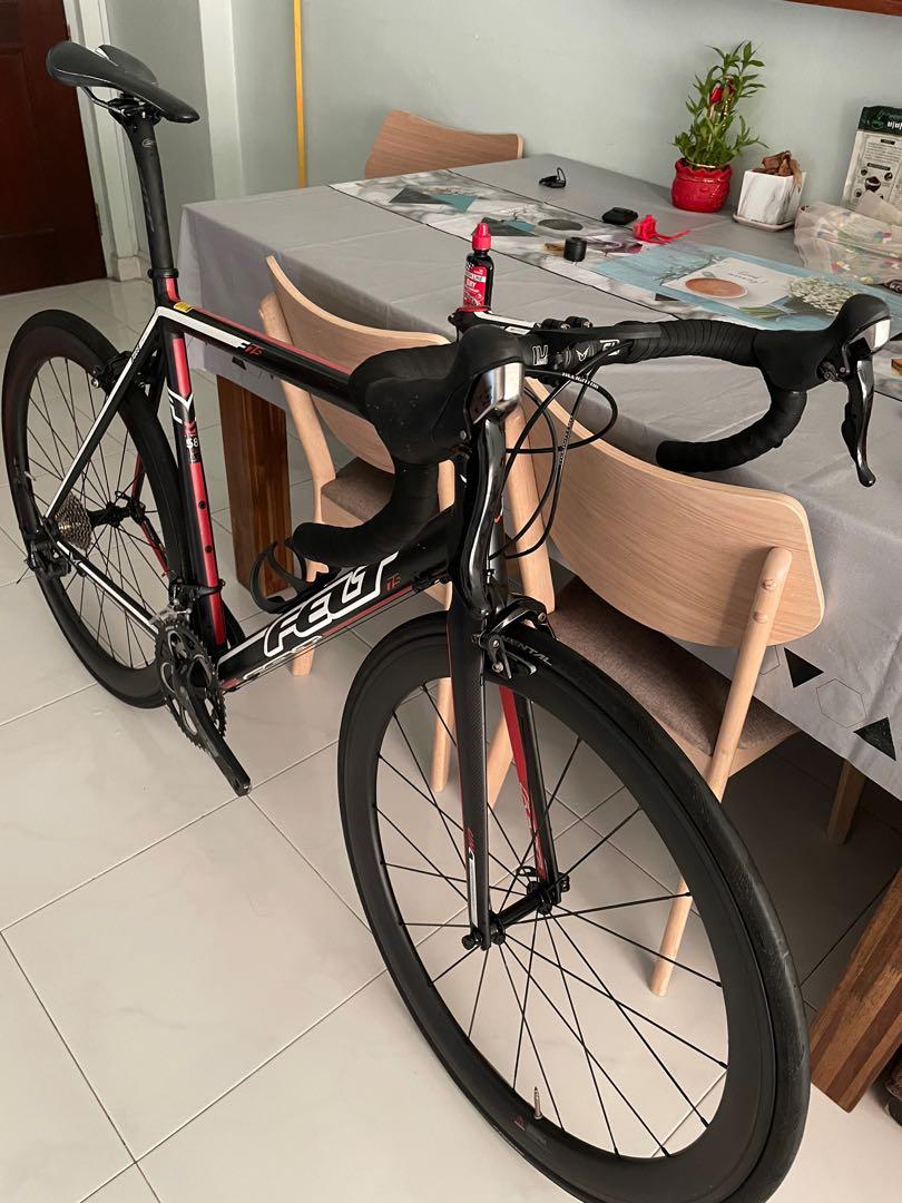 Felt F75 size 58 road bike (carbon wheels), Sports Equipment, Bicycles & Parts, Bicycles on ...