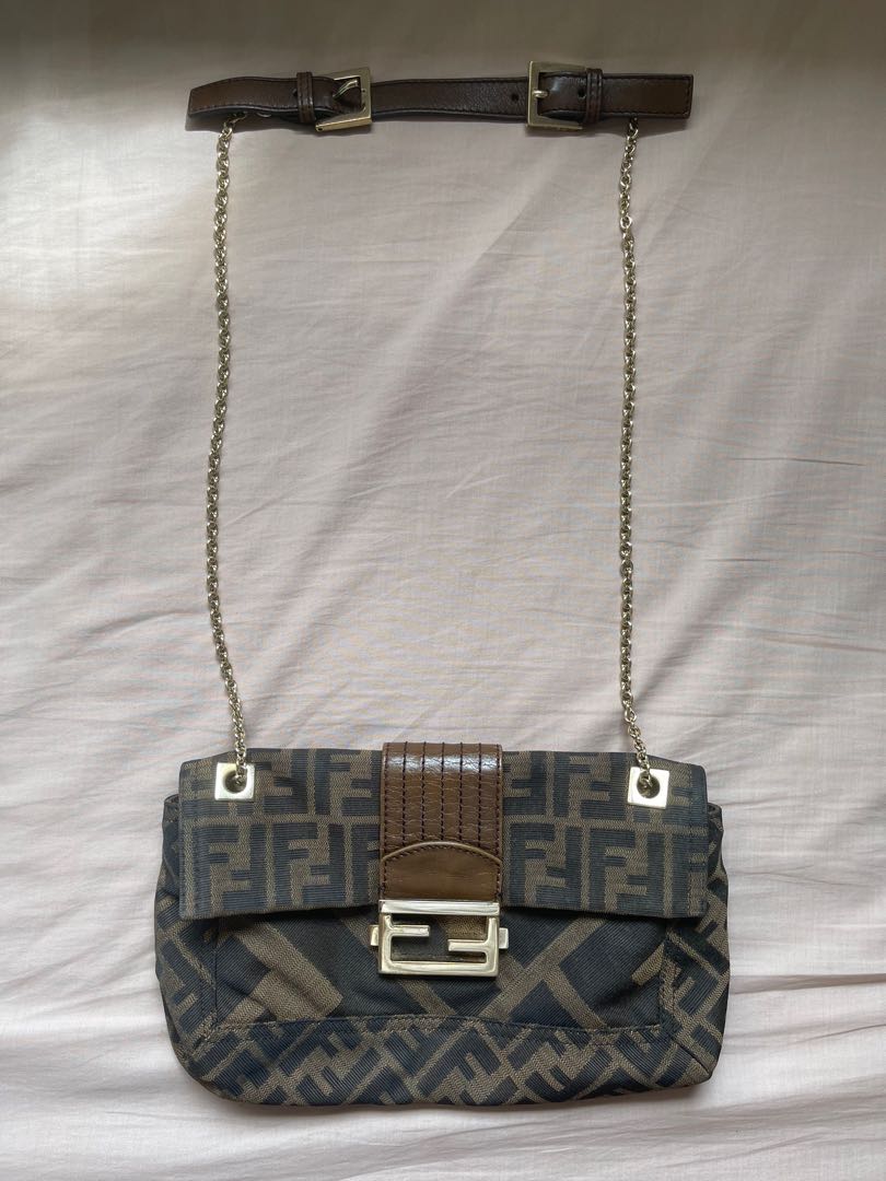 Fendi cross body/ shoulder bag (pre loved), Luxury, Bags & Wallets on ...