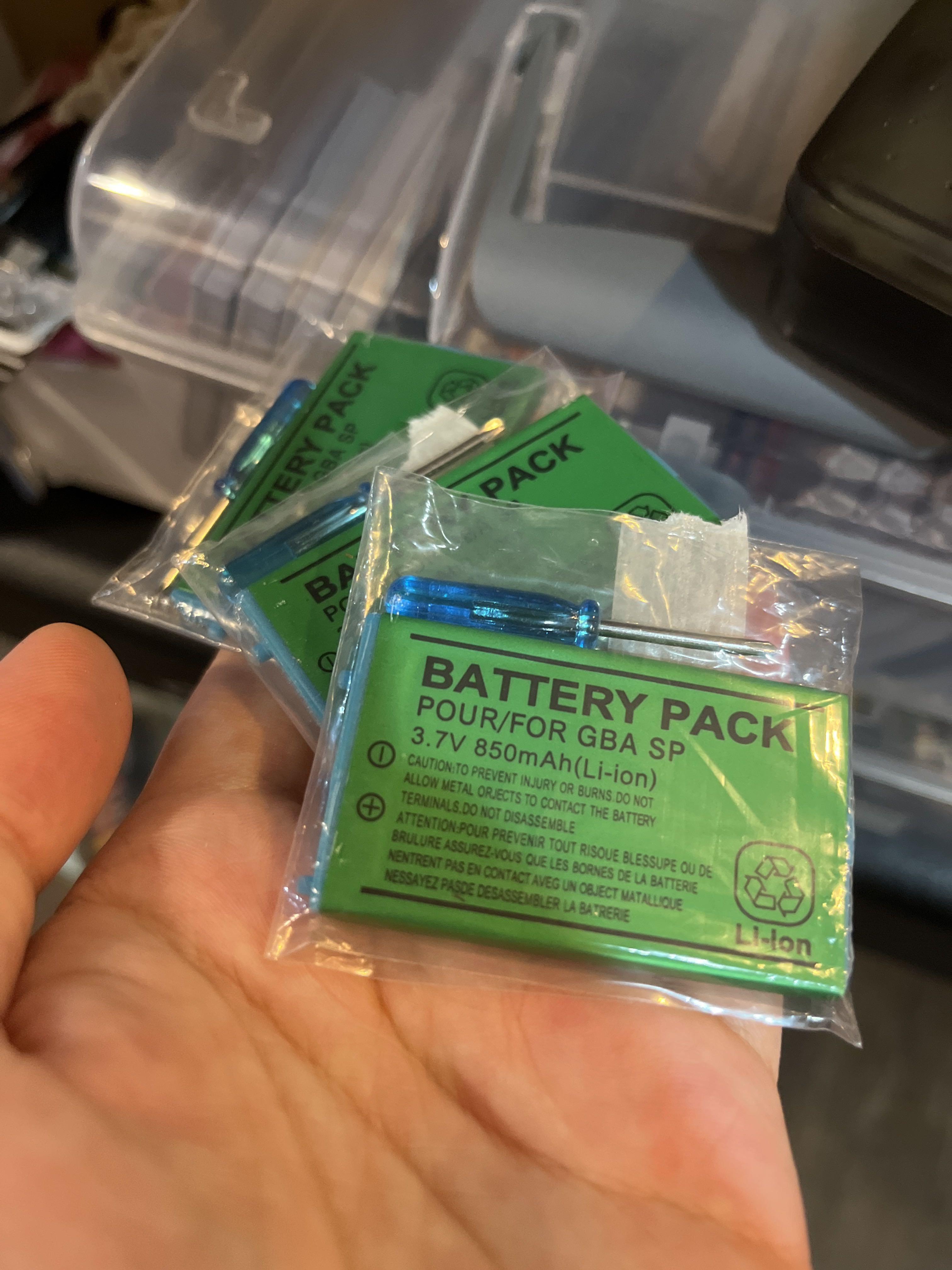 Gameboy advance sp battery, 電子遊戲, 電子遊戲機, Nintendo 任天堂 - Carousell